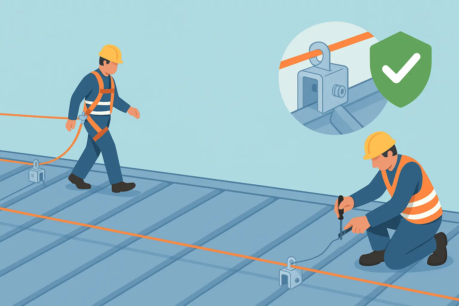Non-penetrative lifelines with S-5® clamps done right - Universal ...